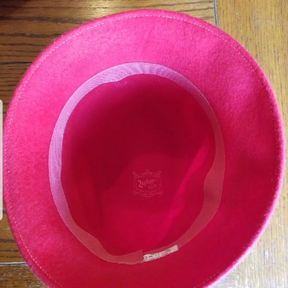 Accessories | Vintage Ladies Red Felt Hat Union Made | Poshmark